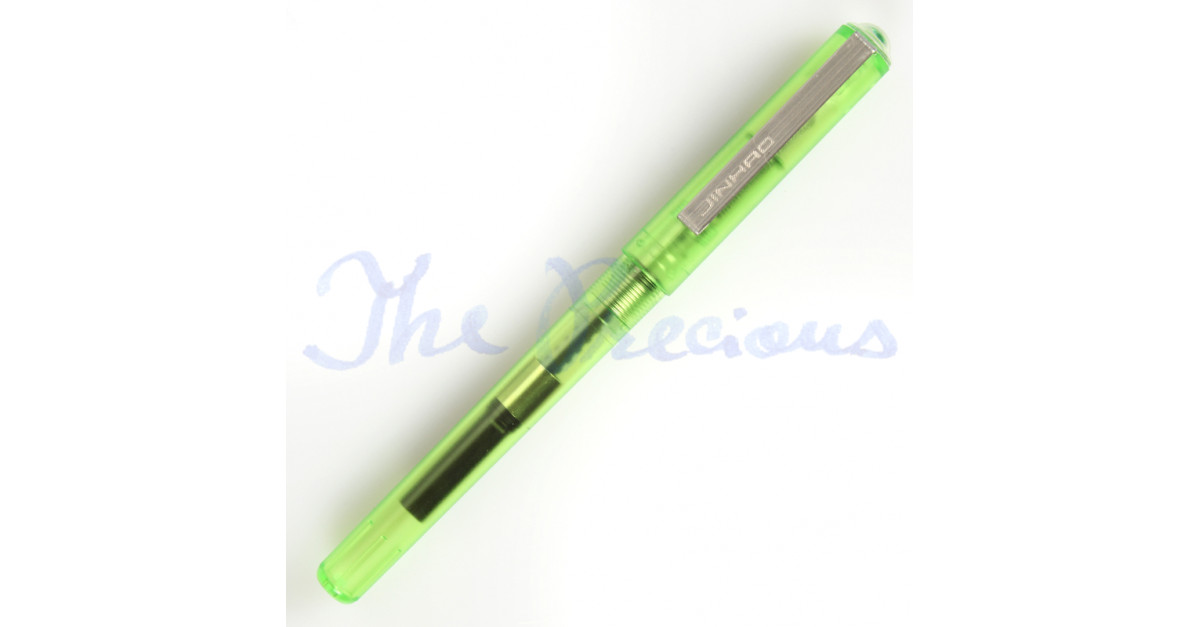 Jinhao 991 transparent green fountain pen 0.3mm